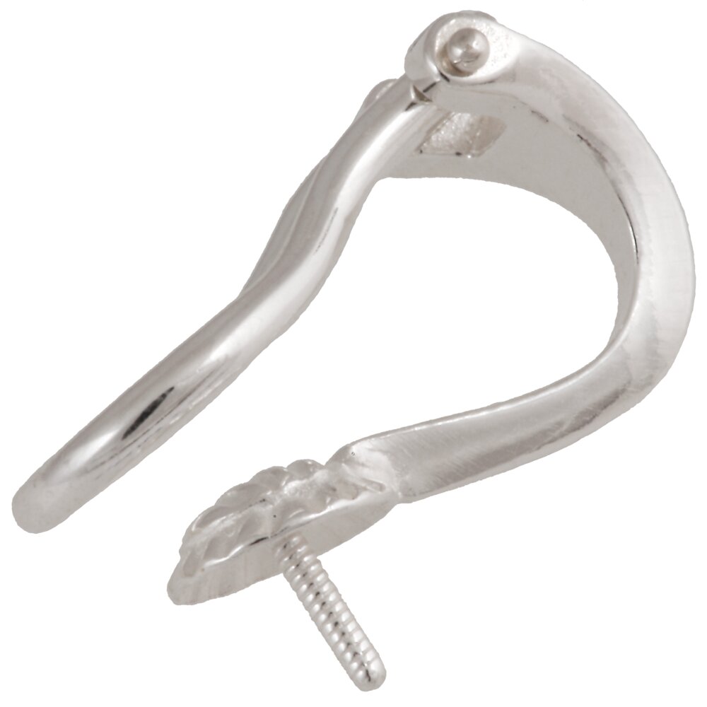 Omega clips med 5,00 mm rillet skål 925/-